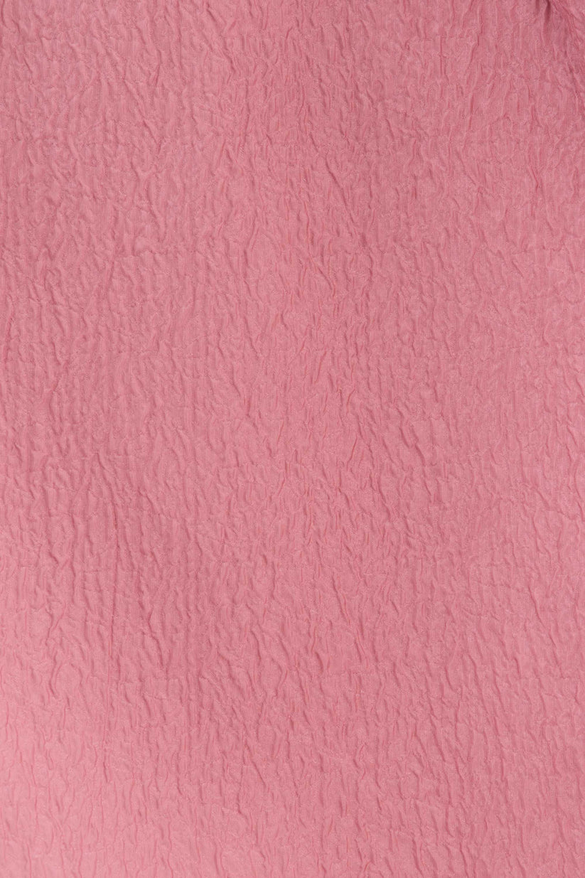 Adalyn Off The Shoulder Midi Dress Pink – Rebecca Vallance