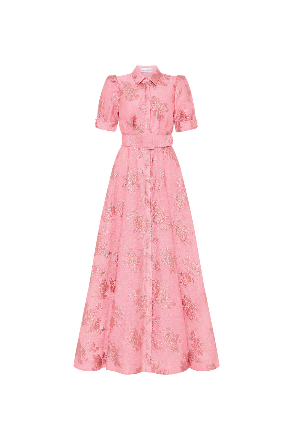 Annette Button Gown Pink – Rebecca Vallance