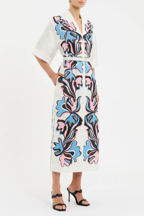 Barbados Breeze Midi Dress – Rebecca Vallance