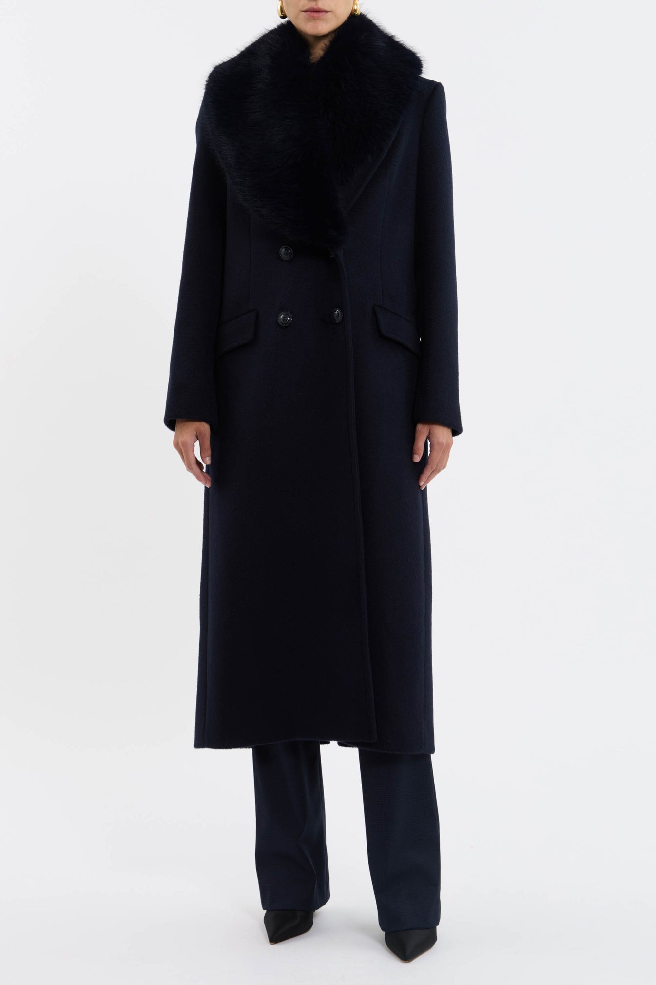 Biera Coat Navy – Rebecca Vallance