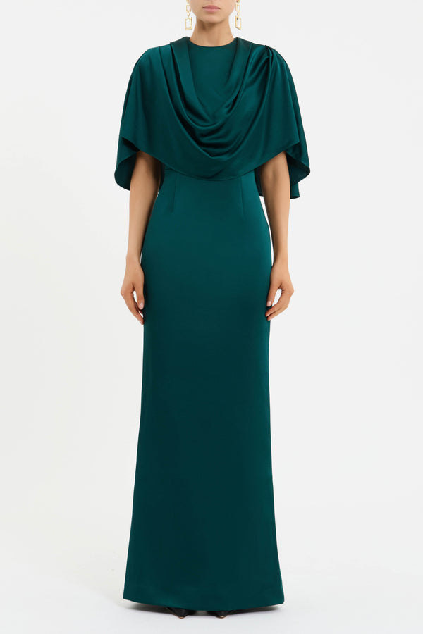 Ellerie Cape Gown – Rebecca Vallance