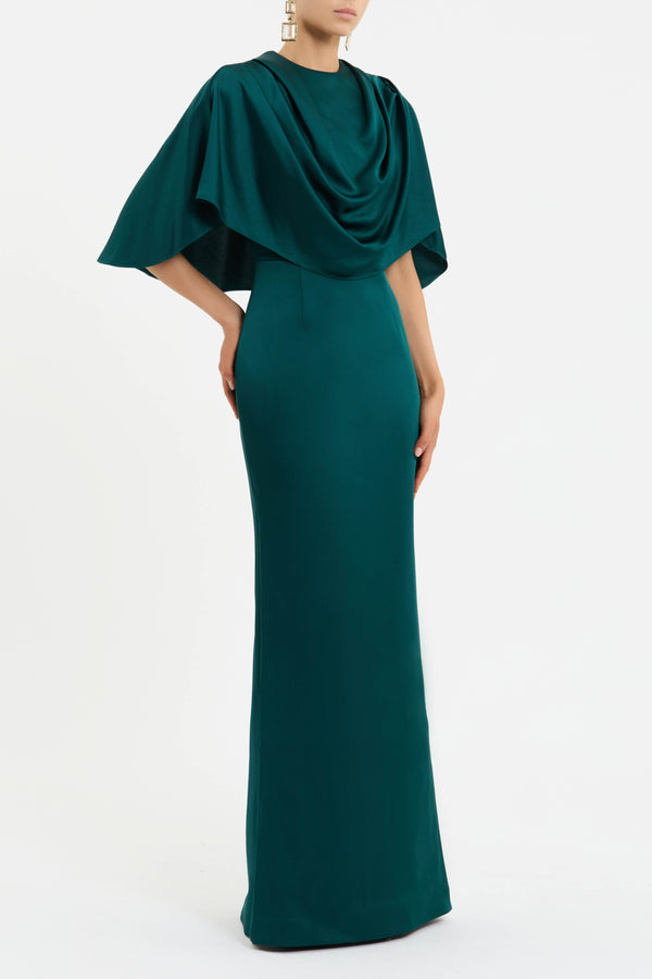 Ellerie Cape Gown – Rebecca Vallance