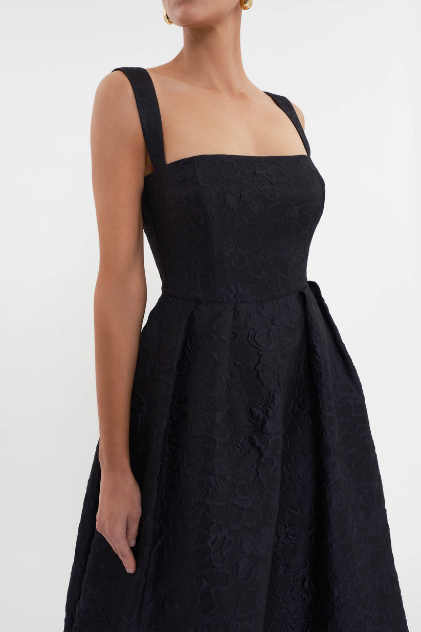 Esther Strap Gown Black – Rebecca Vallance