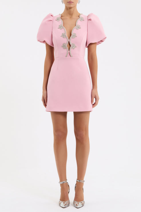 Harlynn Puff Sleeve Mini Dress – Rebecca Vallance