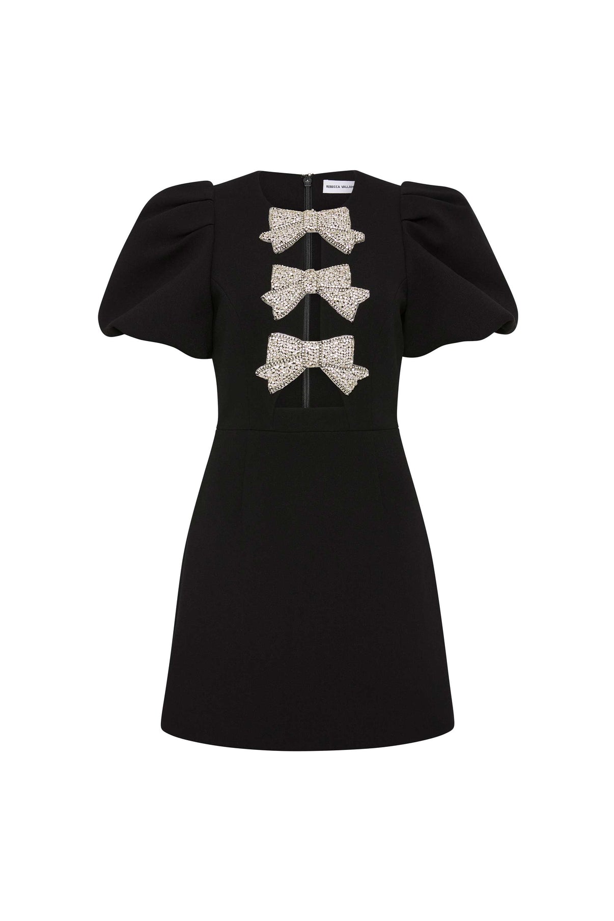 Juliana Puff Sleeve Mini Dress – Rebecca Vallance