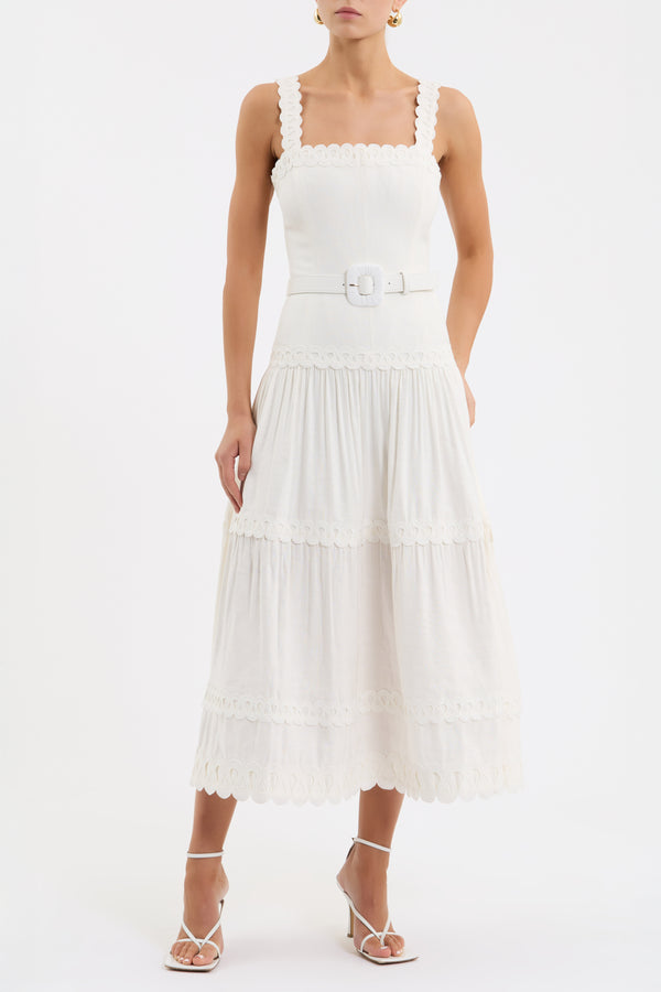 Kahlia Midi Dress – Rebecca Vallance