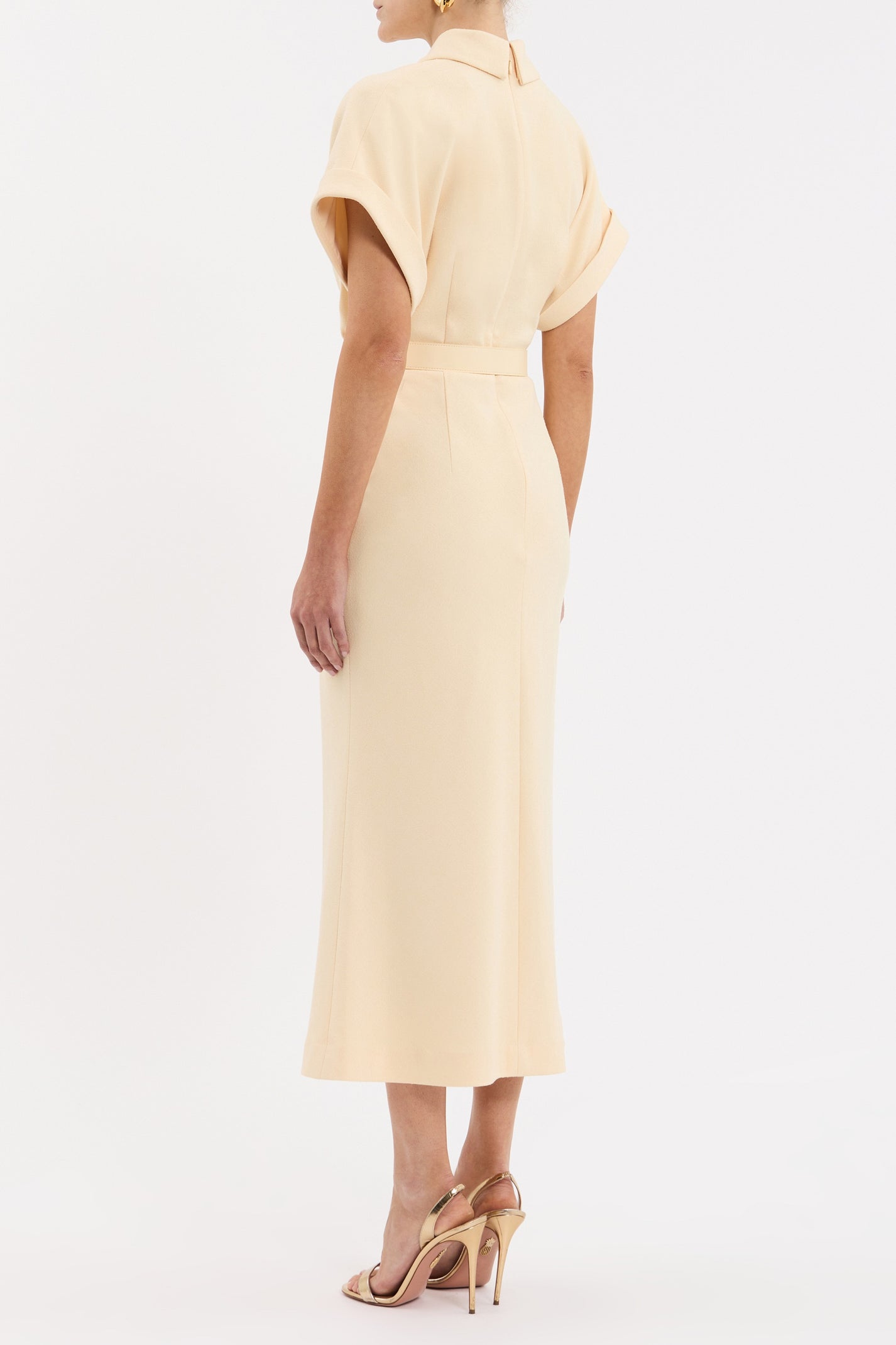 Rowan Midi Dress | Butter Yellow – Rebecca Vallance