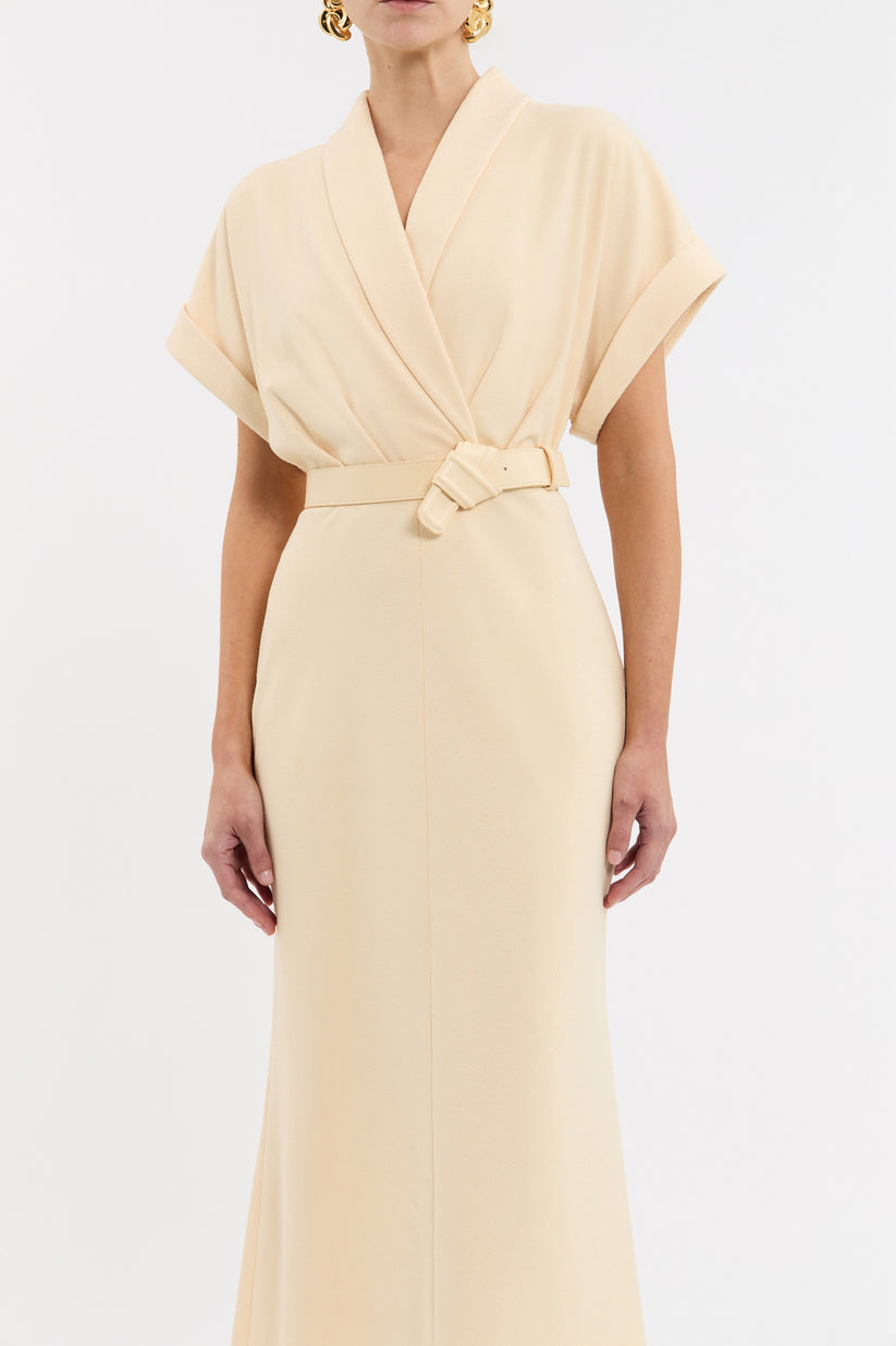 Rowan Midi Dress | Butter Yellow – Rebecca Vallance
