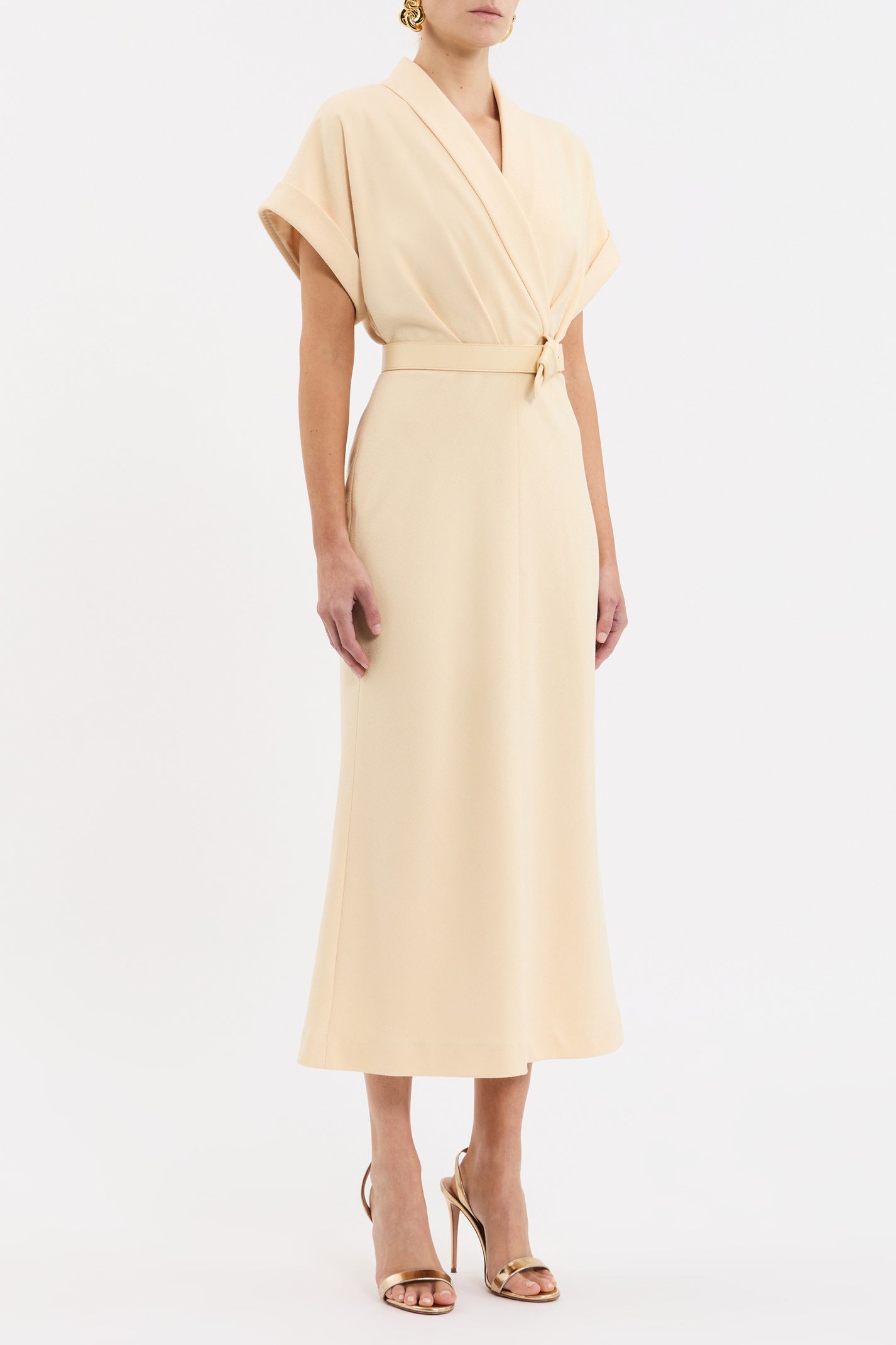 Rowan Midi Dress | Butter Yellow – Rebecca Vallance
