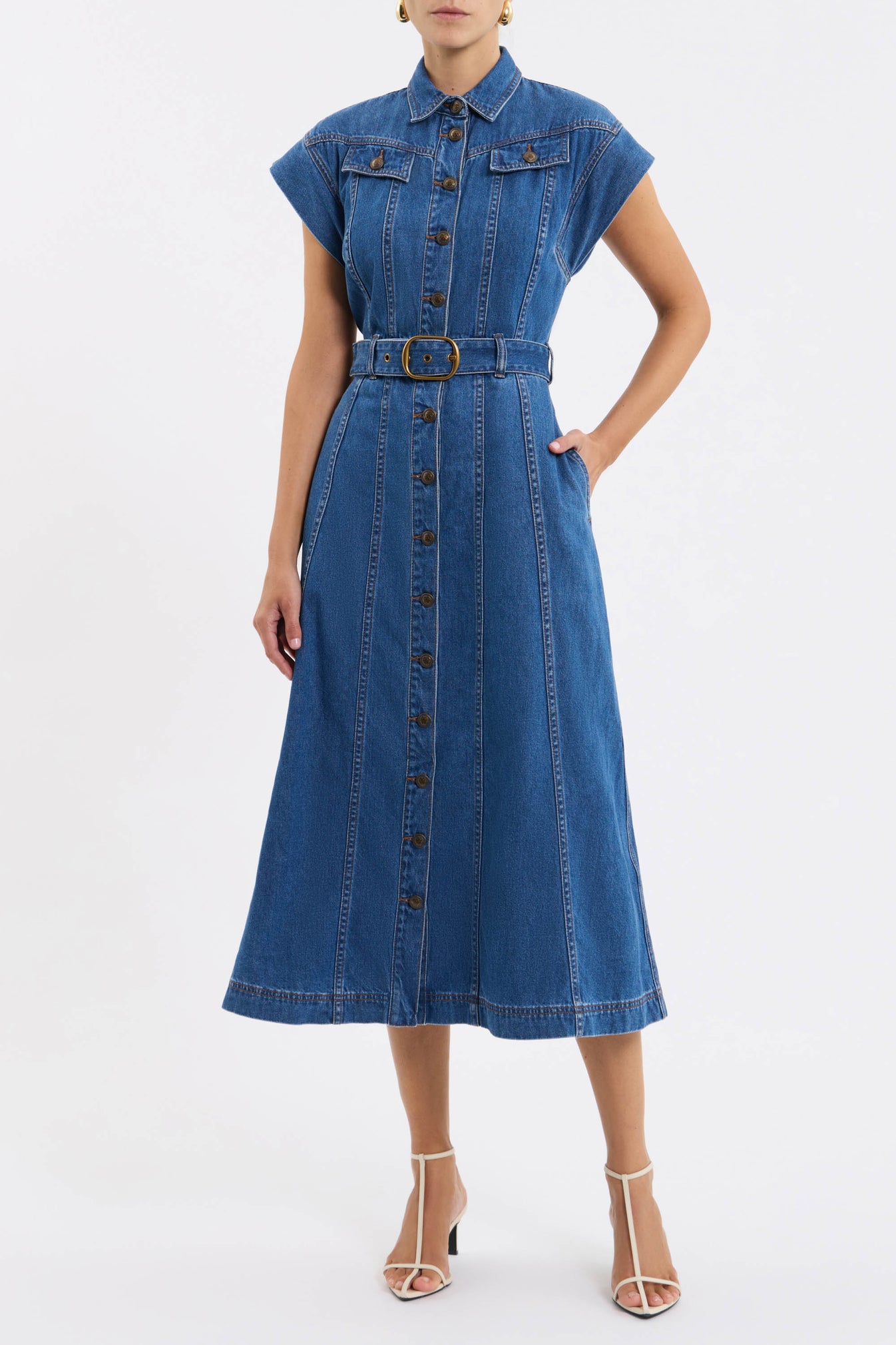 Aviator Midi Dress – Rebecca Vallance