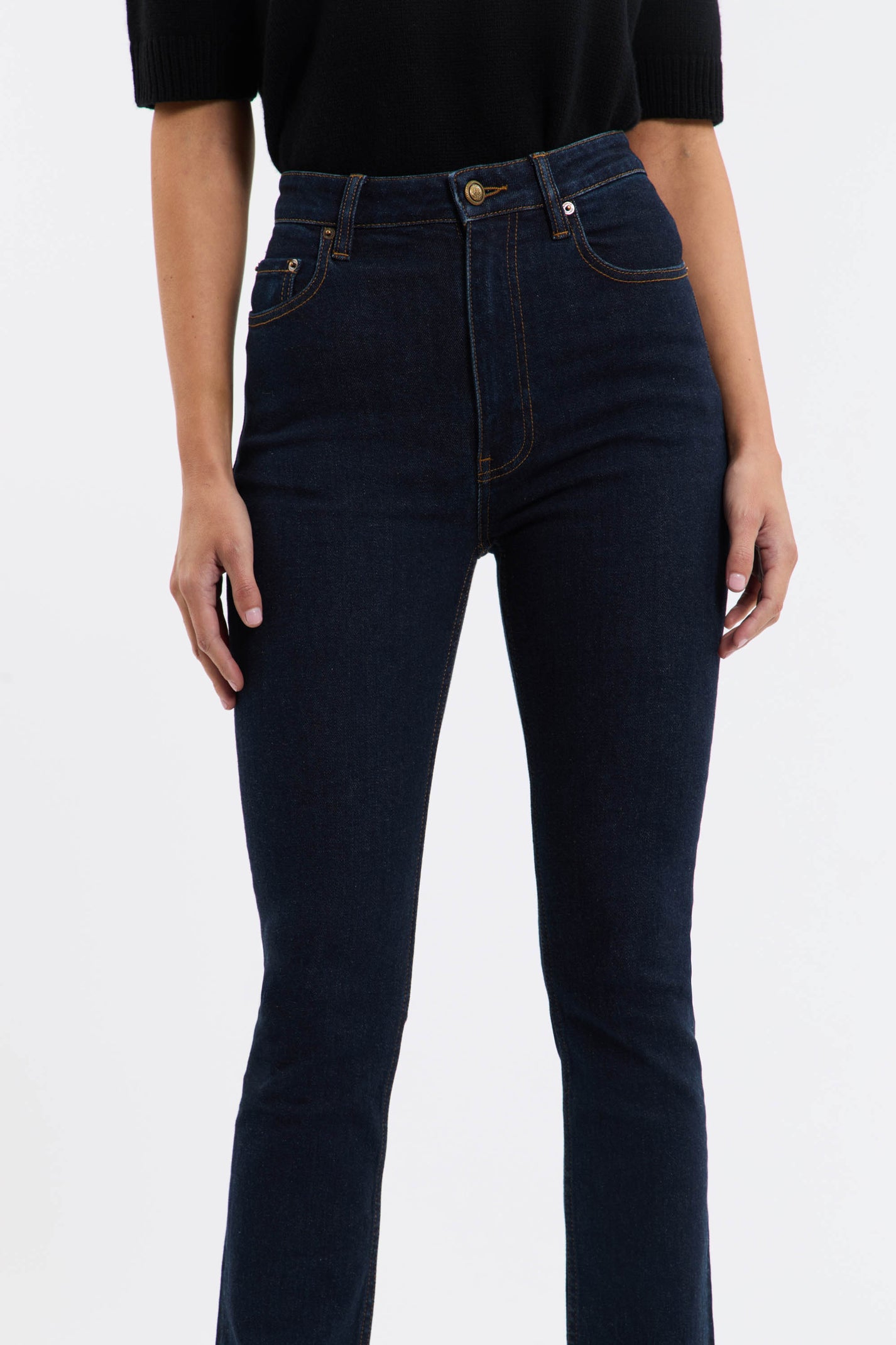 Naomie Straight Leg Jean Indigo Denim – Rebecca Vallance
