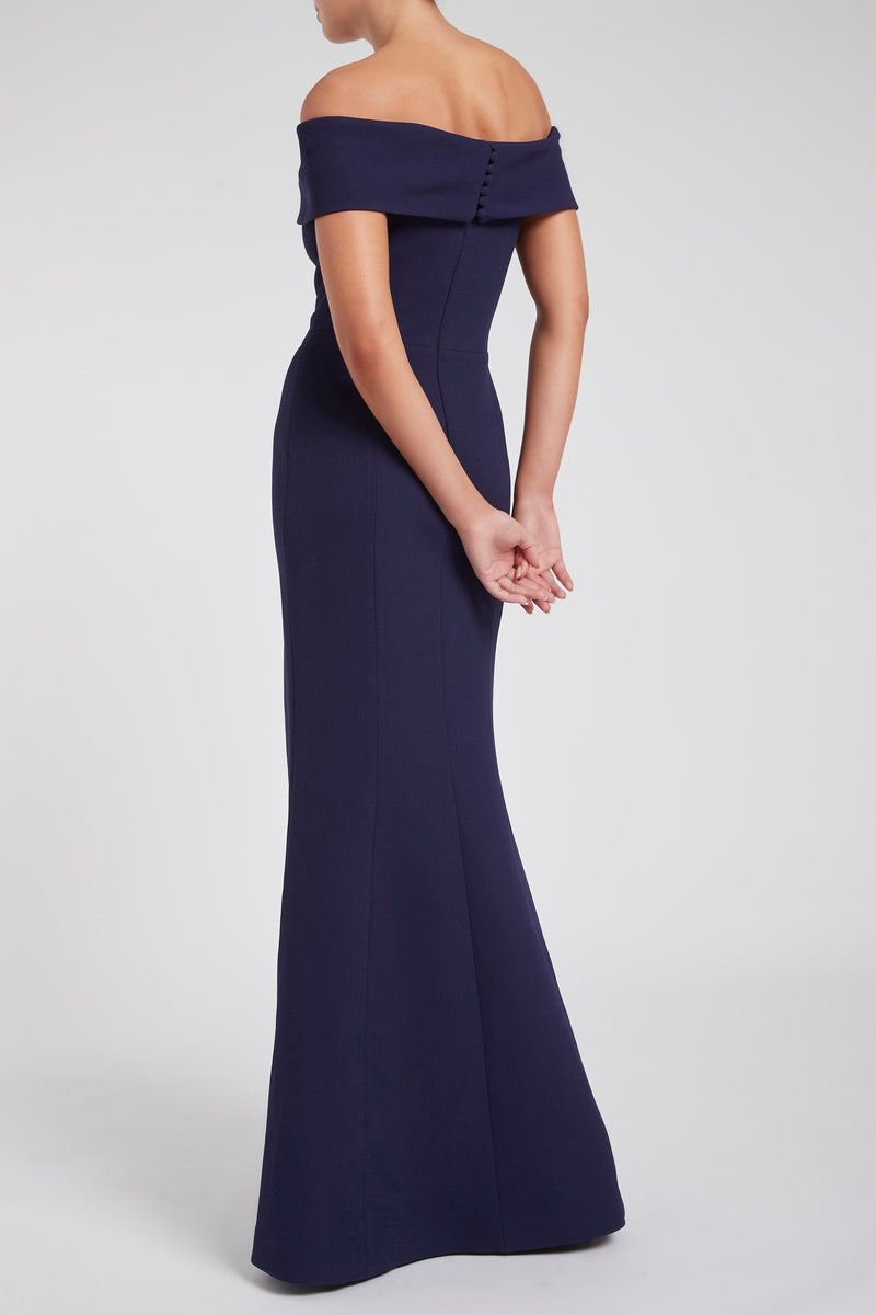 Venice Gown Navy – Rebecca Vallance
