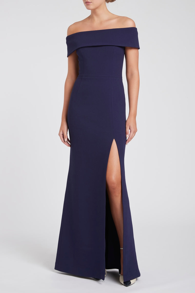 Venice Gown Navy – Rebecca Vallance